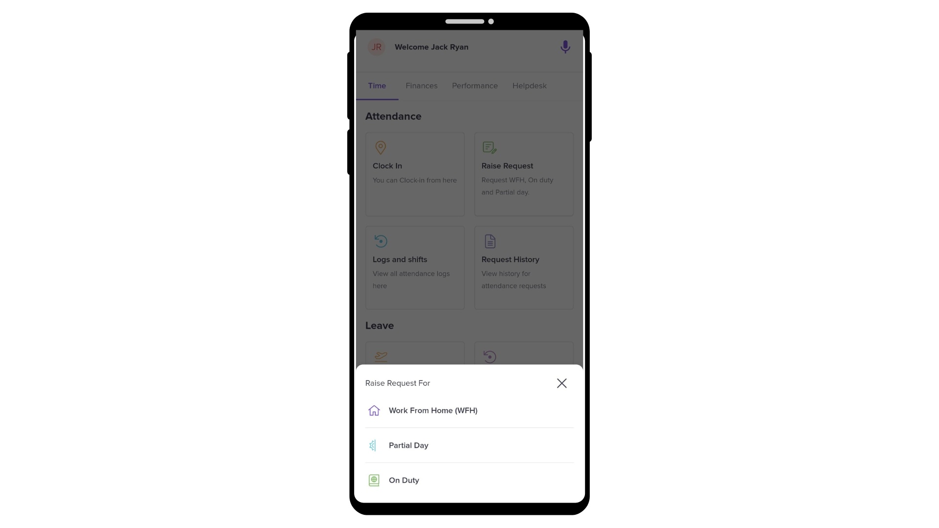 Manage Your Leave & Attendance with the Keka Mobile app – Home Page